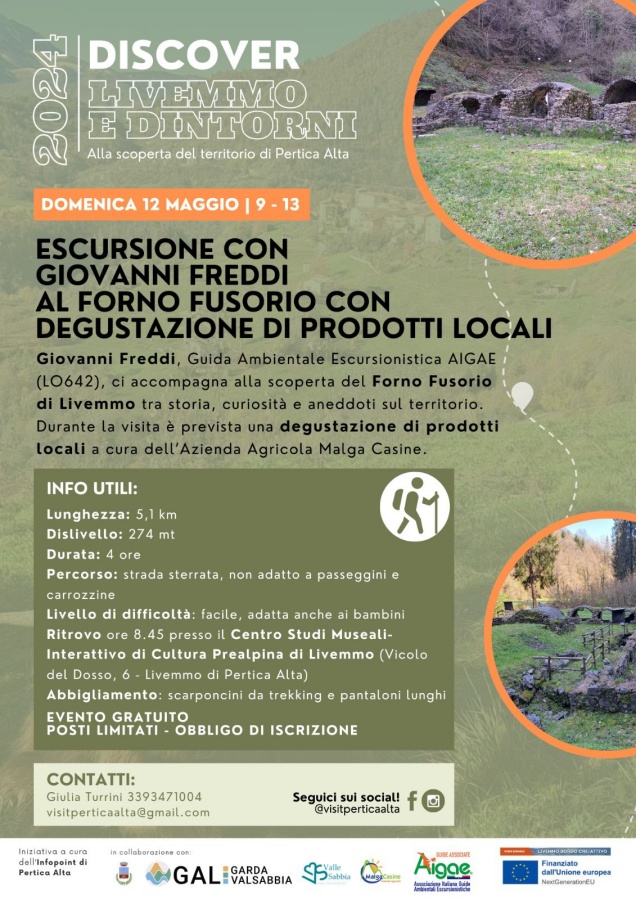 Escursione con Giovanni Freddi al Forno Fusorio con degustazione ...